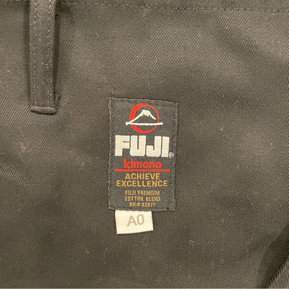 FUJI | Pants | Fuji Bjj Gi Pants Black Cotton Size Ao | Poshmark
